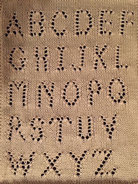 Ravelry: Lace Alphabet pattern by Parry Otter