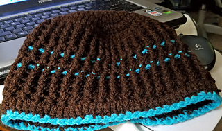 Ravelry: Stripped Ribbed Crochet Hat pattern by Terri Gundersen