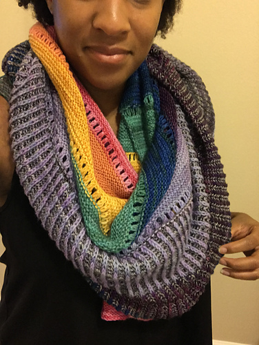 Ravelry: Rainbow Bridge Wrap pattern by Lavanya Patricella