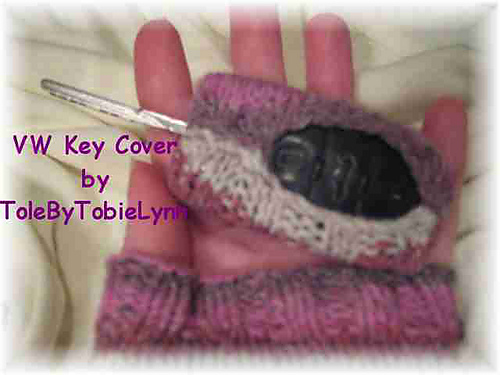 Ravelry: VW Key Cover / Cozy by ToleByTobieLynn pattern by TL