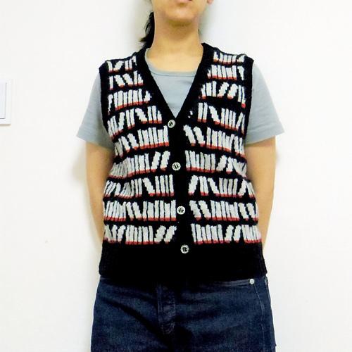 Ravelry: Librarian vest pattern by Tomomi Yoshimoto