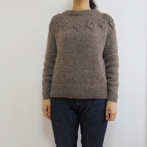 Ravelry: Macrame Motif Sweater pattern by Midori Hirose