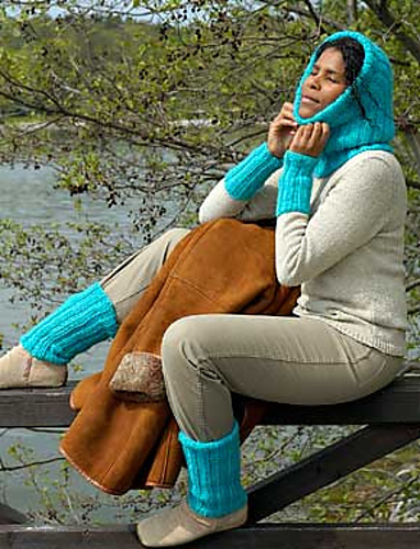 Ravelry: Toasty Hood, Wrist and Leg Warmers pattern by Elsebeth Lavold