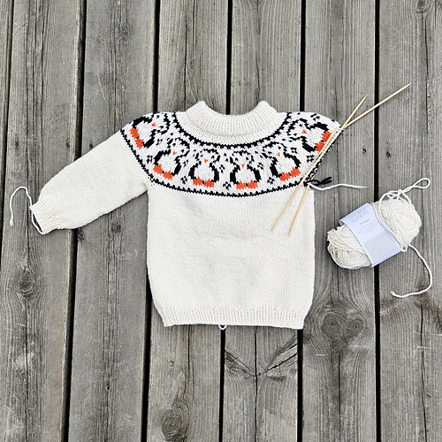 Ravelry: Happy Penguin Sweater pattern by Tonje Haugli