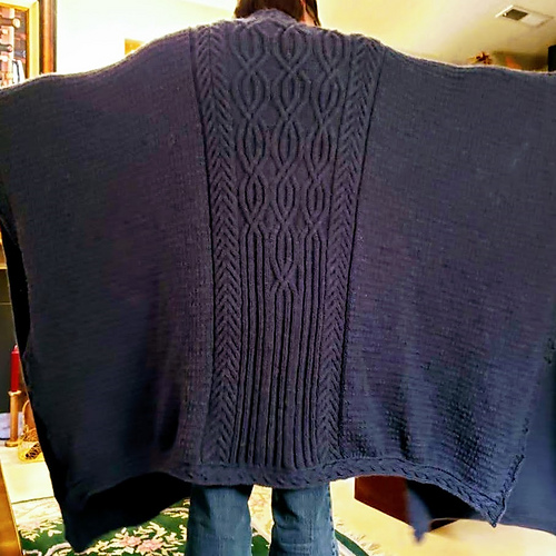 Ravelry: Astral Road Ruana pattern by Cheryl Toy