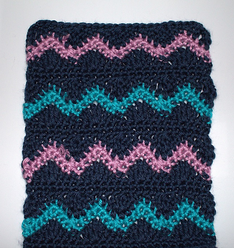 Ravelry: Zig Zag Stripe Scarf pattern by Too Hot Headed