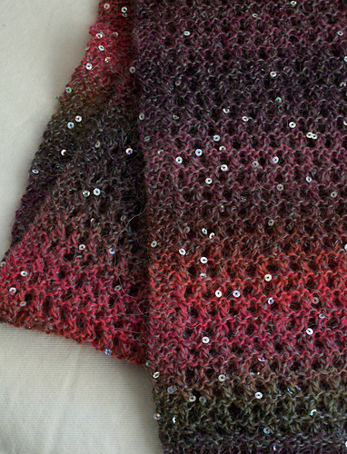 Ravelry: Easy Lacey Scarf pattern by Megan Delorme