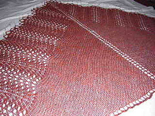 Ravelry: Old Shale Shawl pattern by Evelyn A. Clark