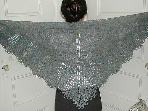 Ravelry: Old Shale Shawl pattern by Evelyn A. Clark