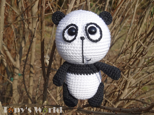 Ravelry: Steven, the panda pattern by Marina Bellai