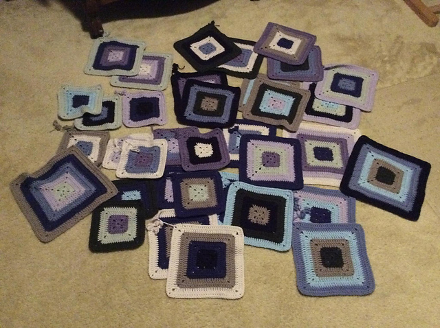 Ravelry: toriellen's Purple Patchwork