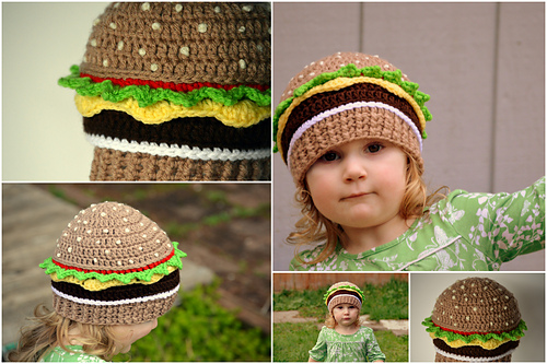 Ravelry: Cheeseburger Hat pattern by Tory Mead