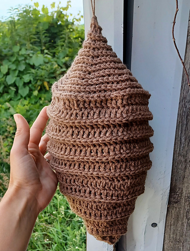 Ravelry: Decoy Wasp Nest pattern by Rebecca A Lang
