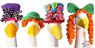 Ravelry: Big Goose Party Hats and Hair pattern by Heidi Yates