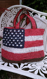 Ravelry: Patriotic Tote pattern by Heidi Yates