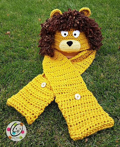 Ravelry: Super Animal Scarves pattern by Heidi Yates