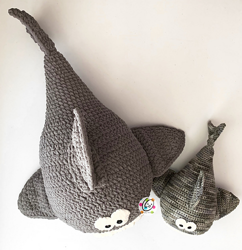 Ravelry: Stuffed Shark Family pattern by Heidi Yates