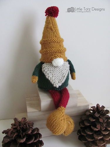 Ravelry: Shelf Sitter Gnome pattern by Little Totz Designs