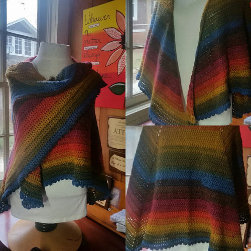 Ravelry: tracy30240's Three Triangles Shawl