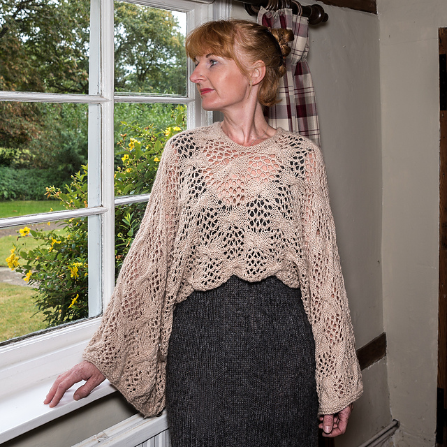 Ravelry: Ophelia Cable and Lace Top pattern by Tracy Birch