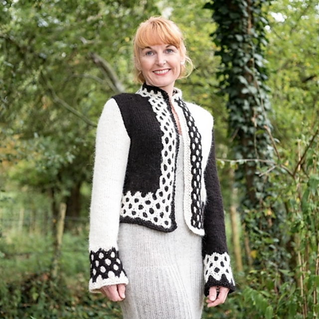 Ravelry: Shadow Box Jacket pattern by Tracy Birch