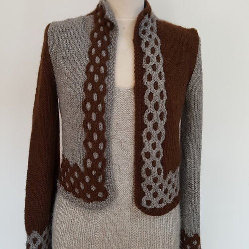 Ravelry: Shadow Box Jacket pattern by Tracy Birch