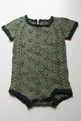 Ravelry: Cable Detail Romper pattern by Patons Australia