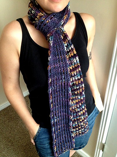 Ravelry: tristyn's Two color brioche scarf