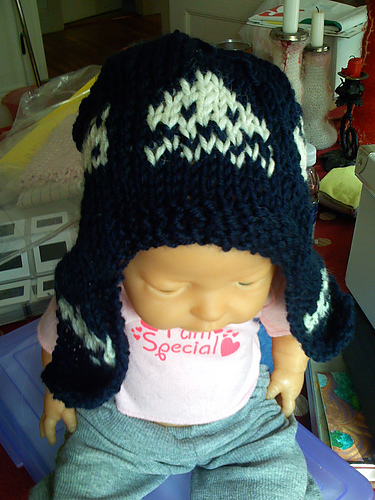 Ravelry: Baby Space Invader Hat pattern by Tracy Rolling