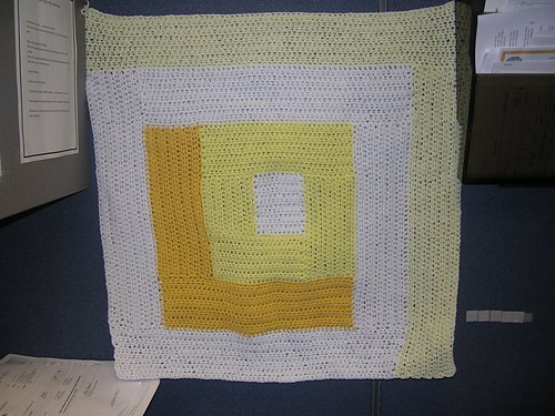 Ravelry: Log Cabin Crocheted Baby Blanket pattern by Kristen Droke