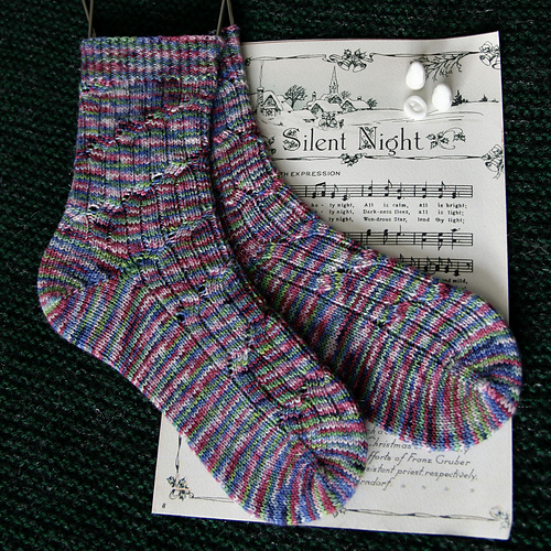 Ravelry: All is Bright Socks pattern by Woollen Knots