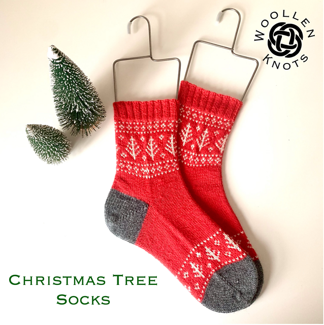 Ravelry: Christmas Tree Socks pattern by Woollen Knots