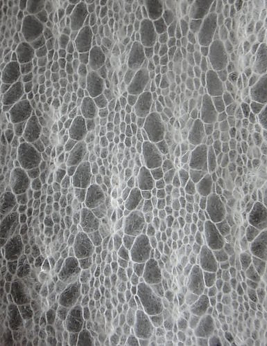 Ravelry: Stream Bed Lace Shoulder Stole pattern by Janice M. Hamby