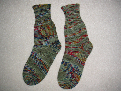 Ravelry: Basic Magic Loop Toe-Up Sock pattern by Barb Tolleson