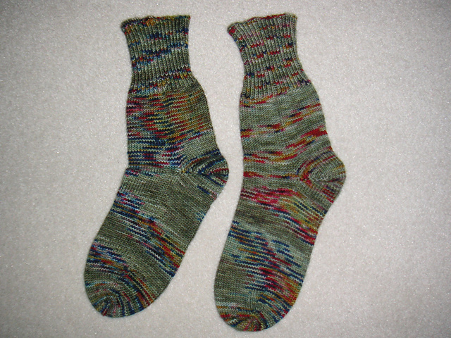 Ravelry: Basic Magic Loop Toe-Up Sock pattern by Barb Tolleson