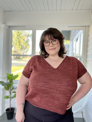 Ravelry: Slightly Sassy V pattern by Aimee Sher