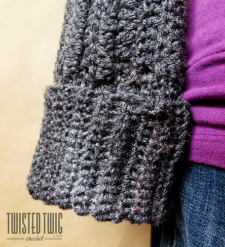 Ravelry: Beginner Shrug pattern by Twisted Twig Crochet