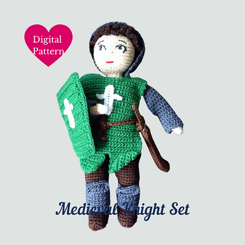 Ravelry: Medieval Knight pattern by Two Dogs and a Kat Tales