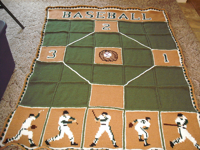 Ravelry: Baseball Afghan pattern by Dorothy Warrell