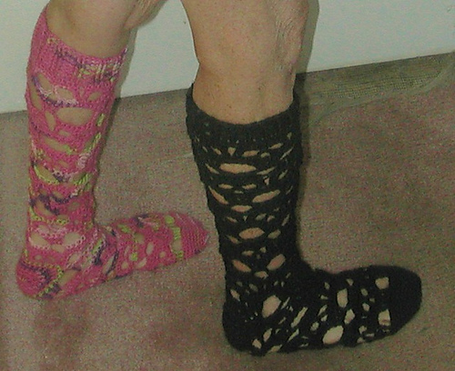 Ravelry: Creepy Skulls Socks pattern by Spider Mambo