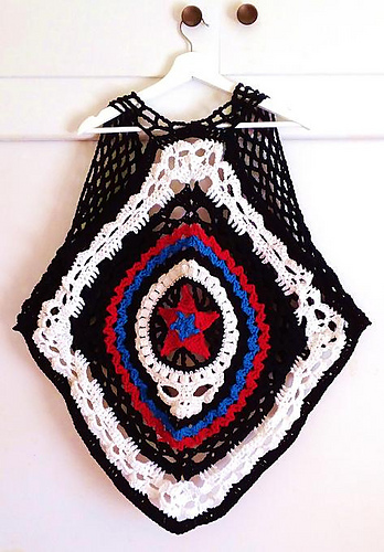 Ravelry: RIP Skull Scarf Vest or Shawl pattern by Spider Mambo