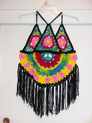 Ravelry: Hippie Wedding Festival Halter or Top pattern by Spider Mambo