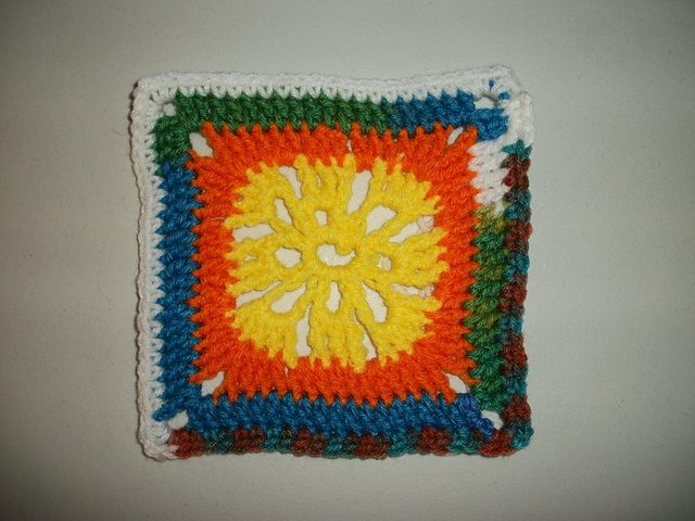 Ravelry: Sunshine Square pattern by "Wormie"