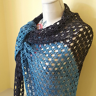 Ravelry: highfibreshop's Two Colour Scarf