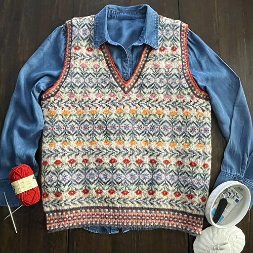 Ravelry: Poppy Vest pattern by Mary Ann Stephens