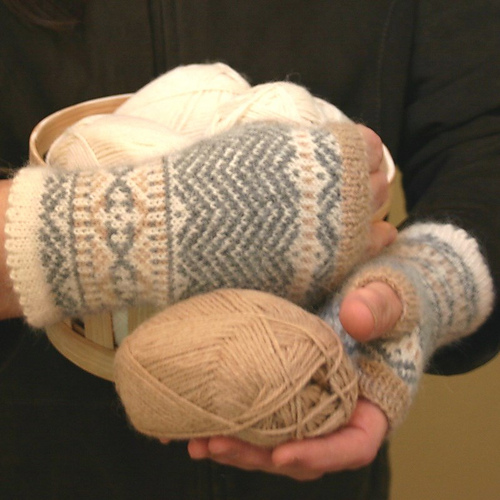 Ravelry: Chevron Fingerless Mittens pattern by Mary Ann Stephens