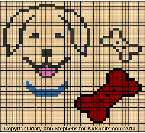 Ravelry: Golden Retriever Chart pattern by Mary Ann Stephens