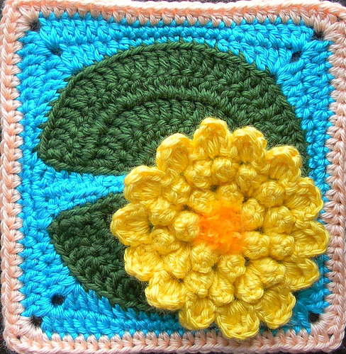 Ravelry: txmommylady's 2014BAMCAL - Other 6" - Water Lily Pad