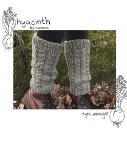 Ravelry: Hyacinth leg warmers pattern by Tyra Mohager