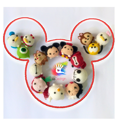 Ravelry: Ariel Tsum Tsum pattern by Ervinna Lee